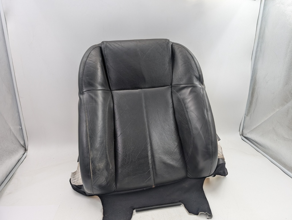 BACK SPORTS SEAT COVER BLACK LEATHER JAGUAR X308 XJ8 V8 LEATHER FOAM ...